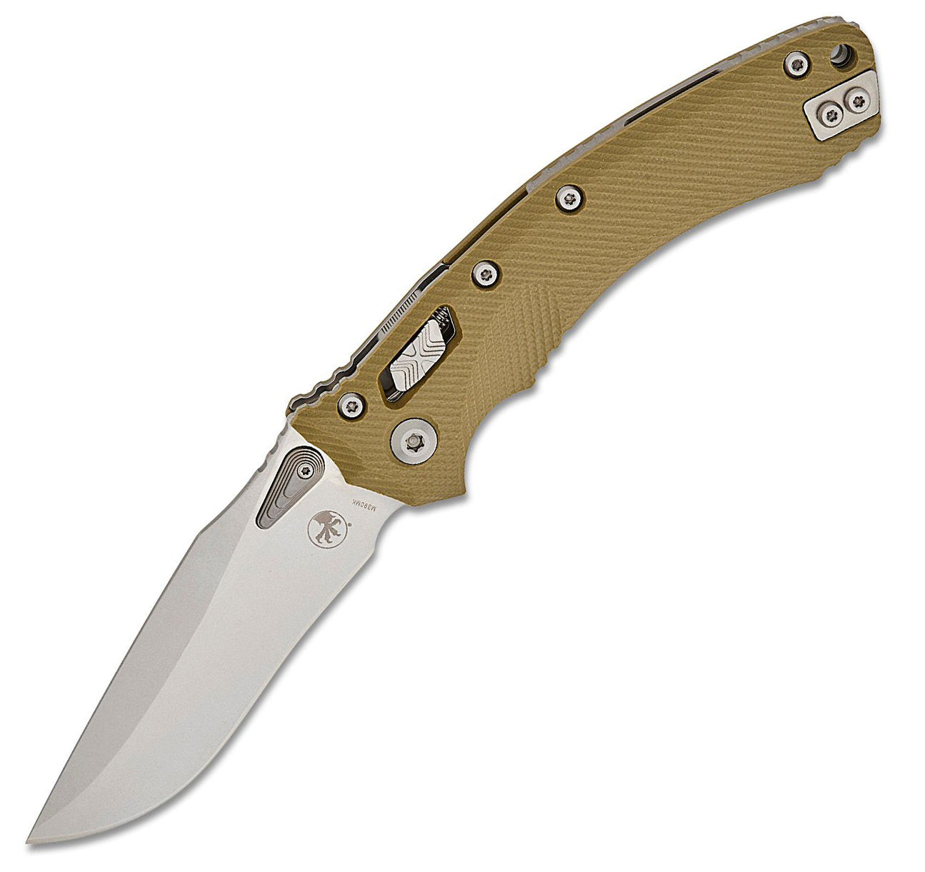 Microtech Amphibian RAM-LOK S/E Fluted G10 OD Green Stonewash STD 137R